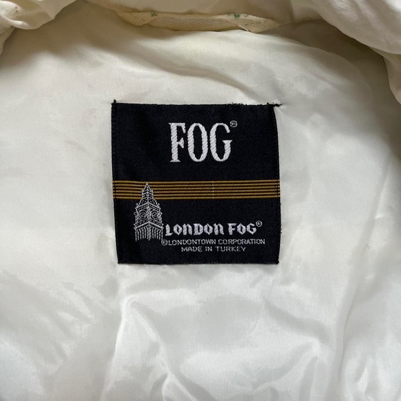 London Fog | Jackets & Coats | Vintage London Fog White And Green ...